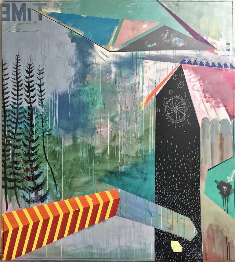 re constructive manifest of a functional upgrade Painting by marcio ...