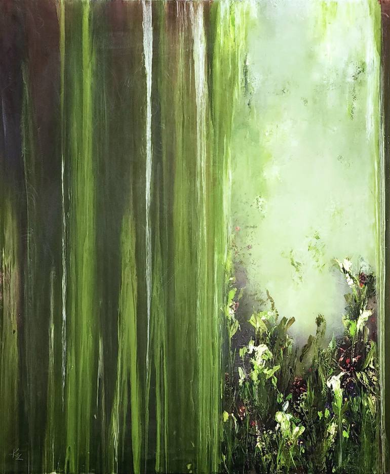 Beyond the Vale Painting by Kez Robinson | Saatchi Art