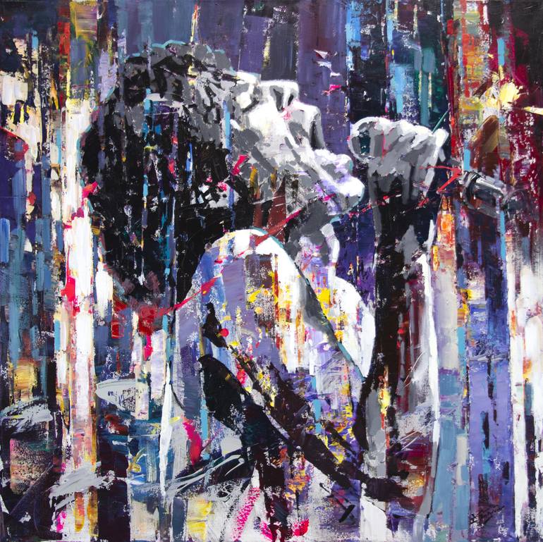 Satisfaction Painting by Vadim Dolgov | Saatchi Art