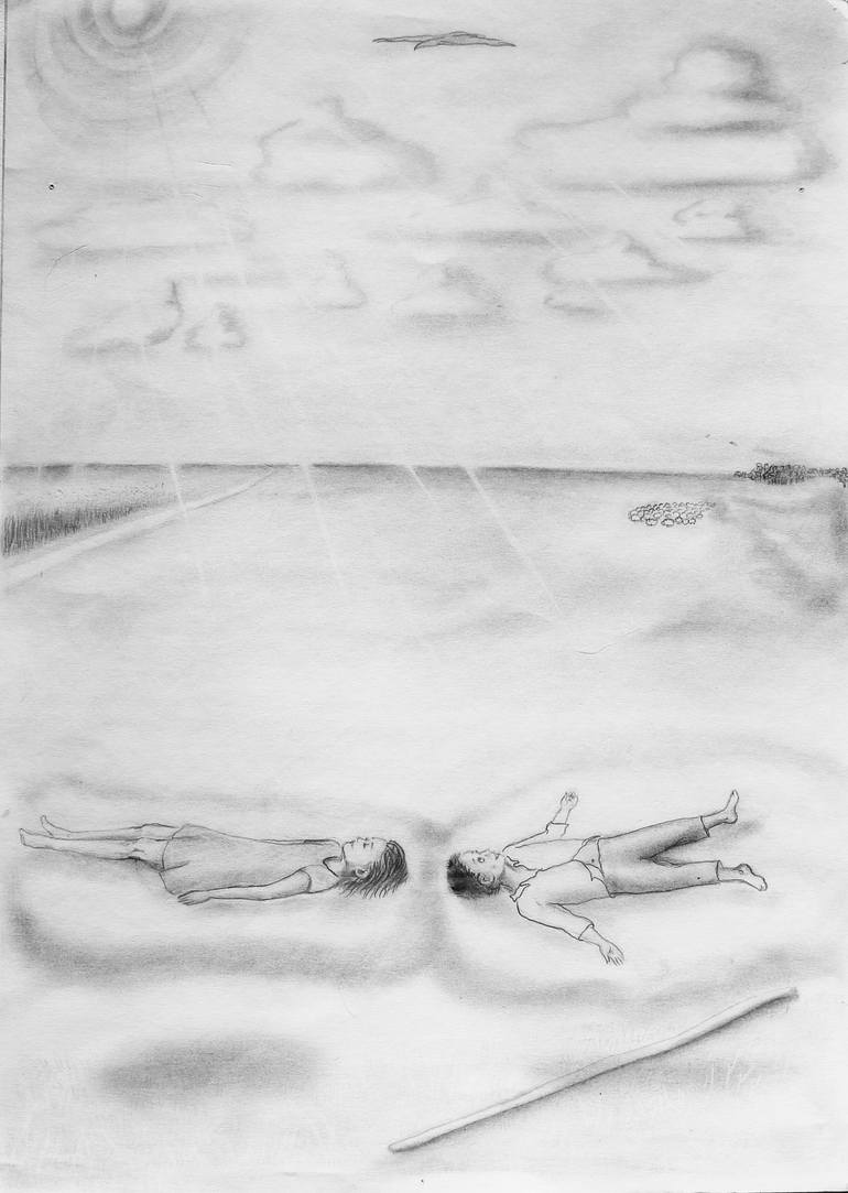 Childhood Drawing by Maral Zhumanalina | Saatchi Art