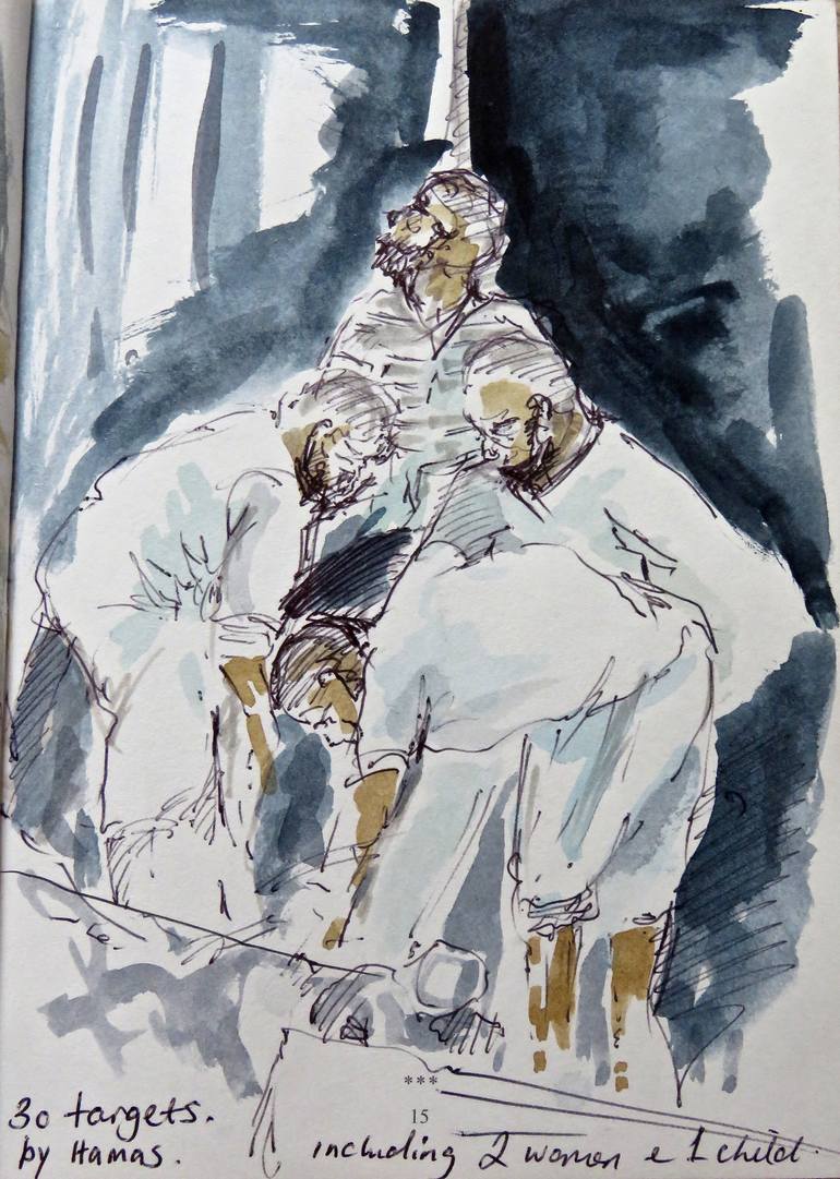 30 targets Drawing by Sarah L Goy | Saatchi Art