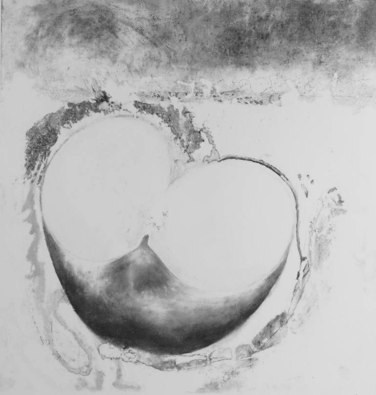 Half#grey#sicilian salt Printmaking by Olga Belsito Artista | Saatchi Art
