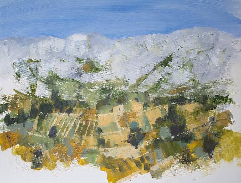 sketch in the Valley of la belle auriole Painting by Andrew Oliver ...