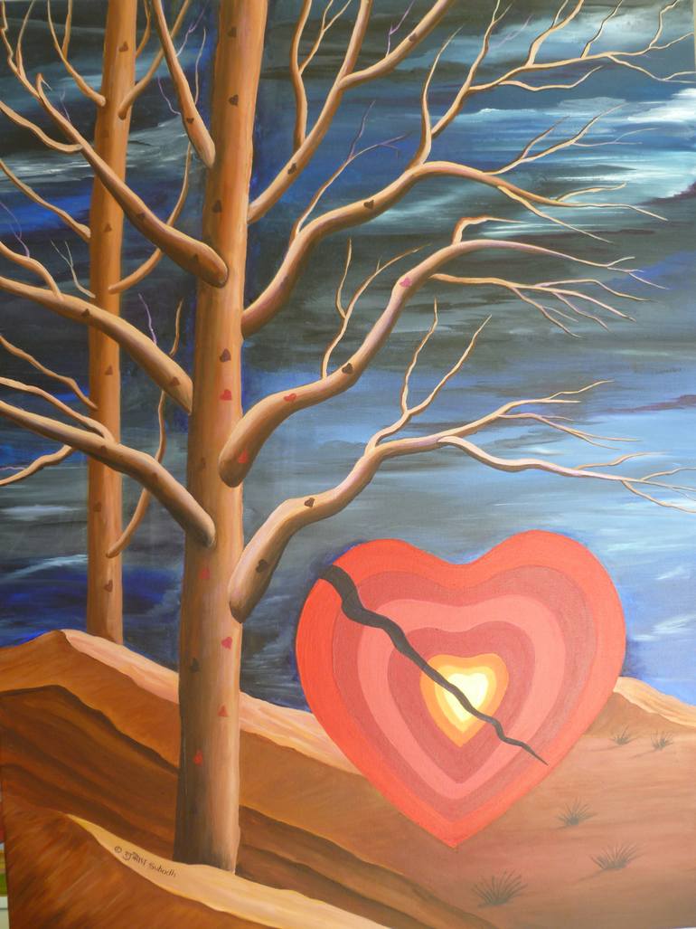 Turmoil Painting by Subodh Maheshwari | Saatchi Art