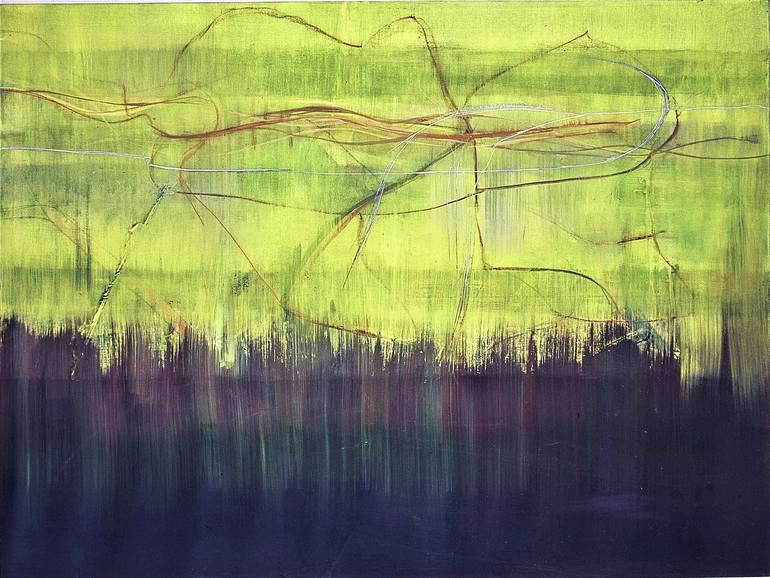 Balance: Sky and Land Painting by Cathy Diamond | Saatchi Art