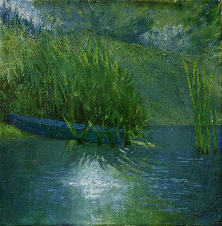 The reeds Painting by Karina Hwang | Saatchi Art