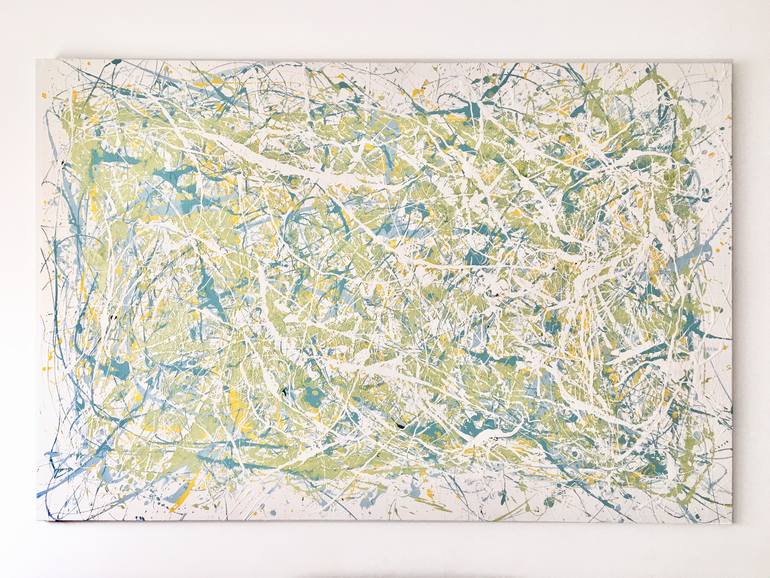 Jackson Pollock Tribute 2 Painting by Samuel B | Saatchi Art