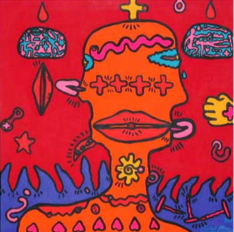 Brainpower Painting by Christoph Mandera | Saatchi Art