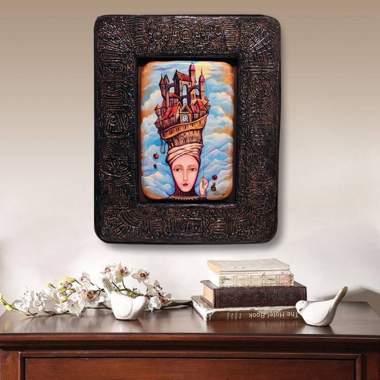 Guardian of the Magical City Painting by Dmitry King | Saatchi Art