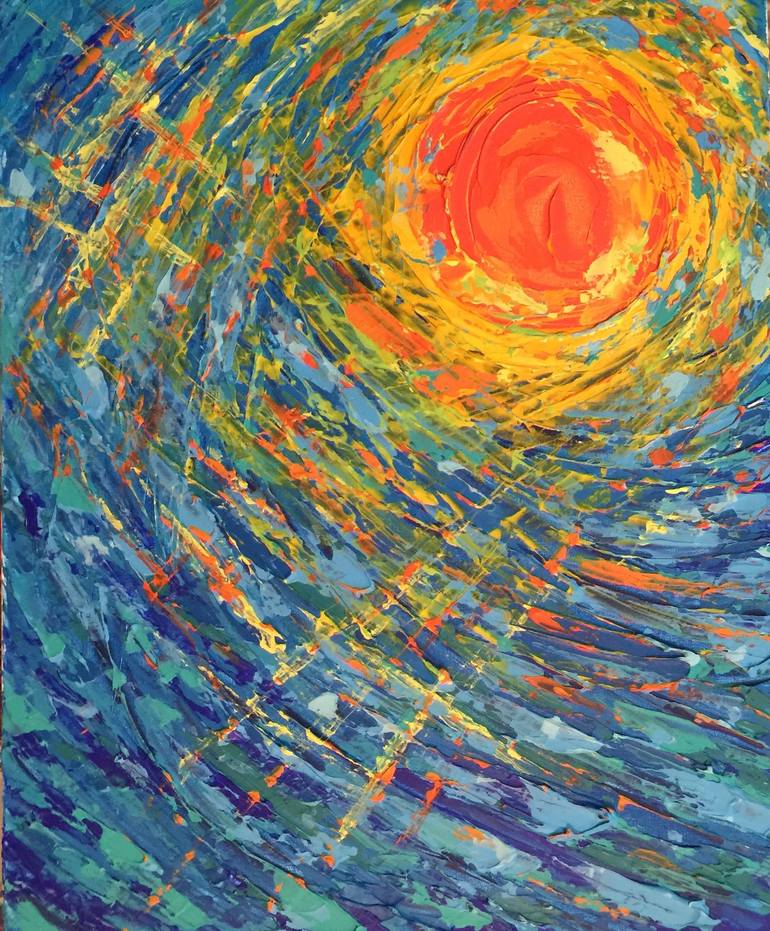 Sun Series 3 Painting by Michael Bittle | Saatchi Art