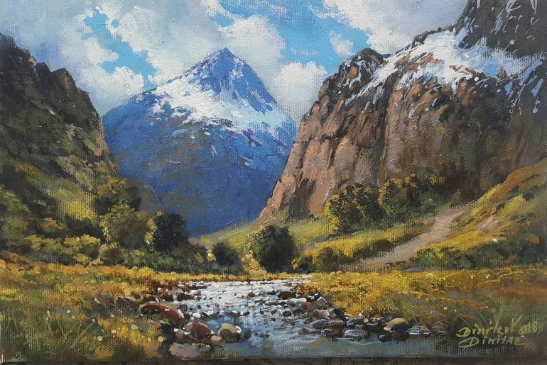 pelister Painting by Dimitar Dimitrov | Saatchi Art