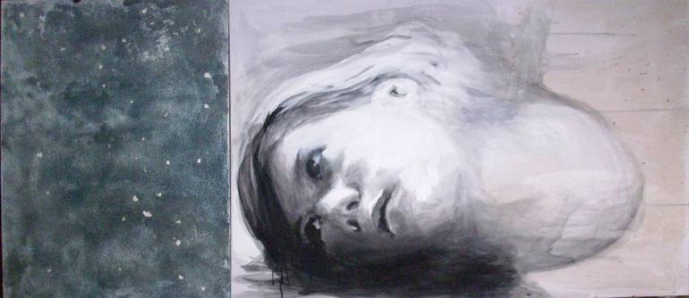 in gods grace Painting by Ana Filipović | Saatchi Art