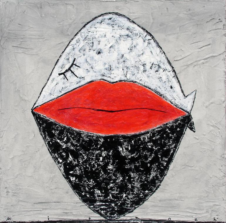 Fish smile Painting by Mitko Zhelezarov | Saatchi Art