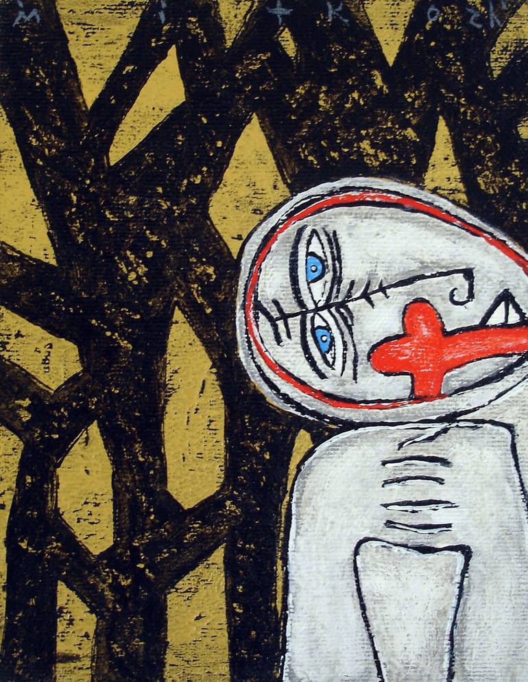 Angel sign Painting by Mitko Zhelezarov | Saatchi Art