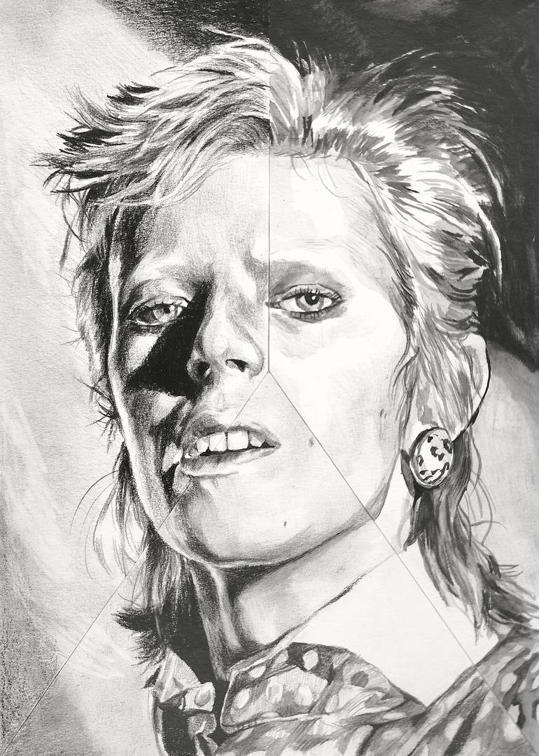 David Bowie Drawing by Soul Eom | Saatchi Art