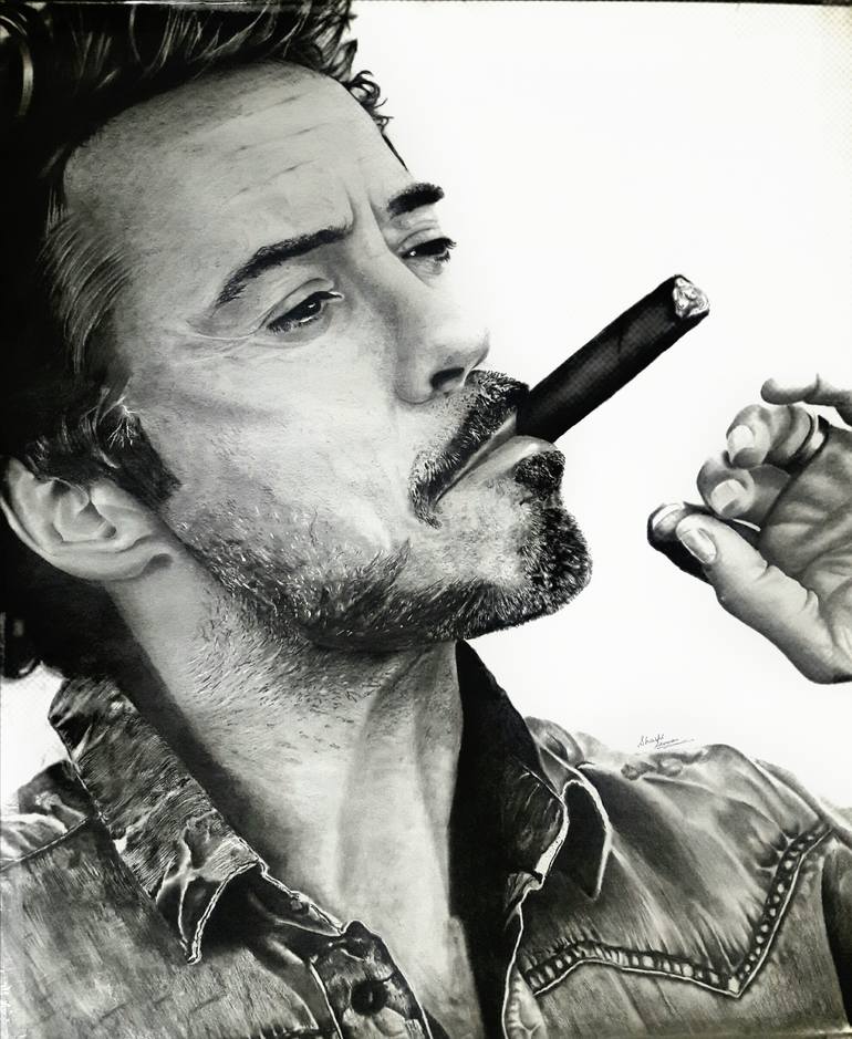 Robert Downey Jr Smoking