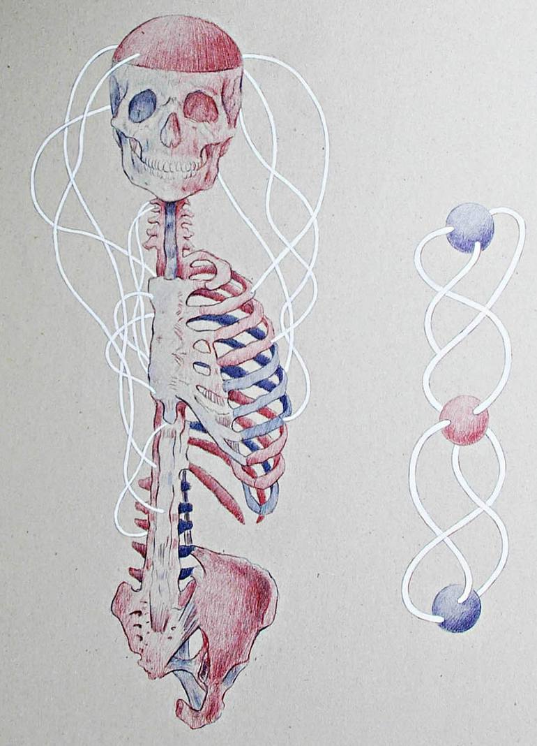 Projective identification Drawing by Sébastien Laroche-Hôte | Saatchi Art