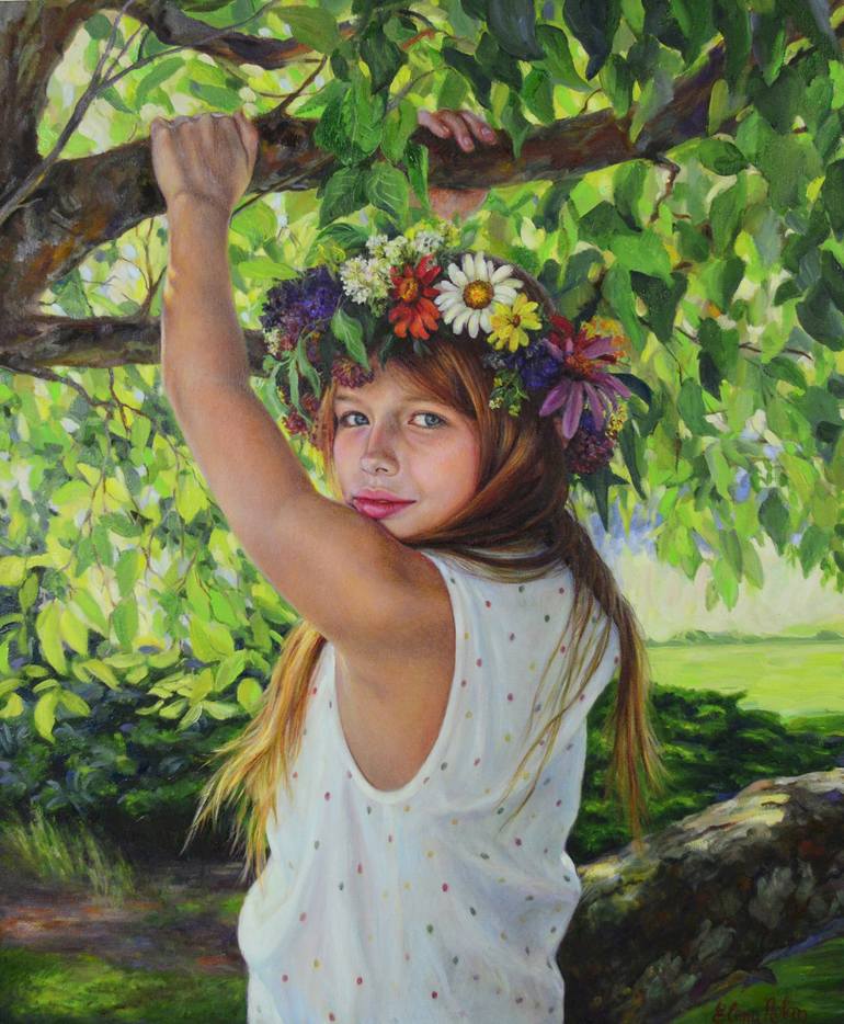 Maddy Painting by Elena Nolan | Saatchi Art