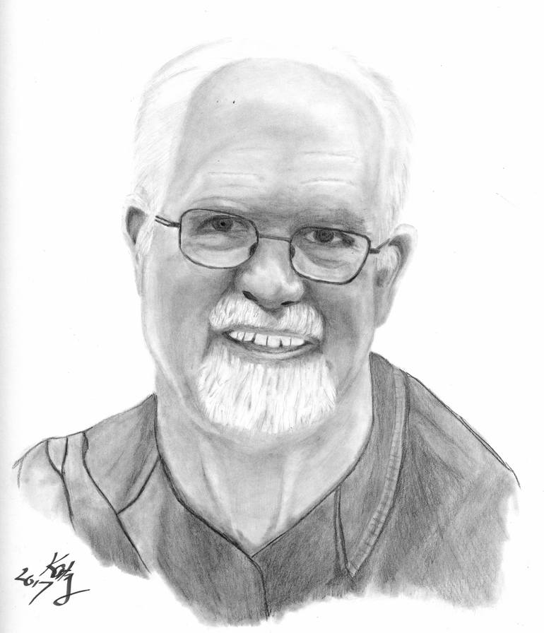 Jay W Sexton Drawing by Allan Katz | Saatchi Art