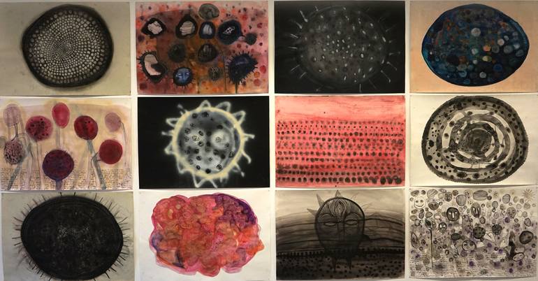 Endless circle Drawing by Andjela Djermanovic | Saatchi Art