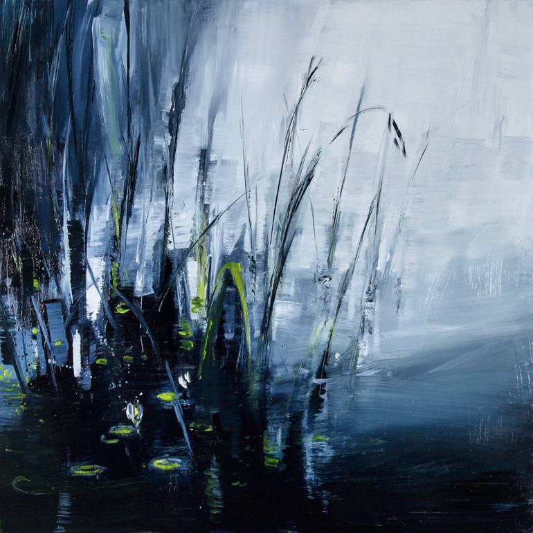 Reeds and Grasses Painting by susie monnington | Saatchi Art