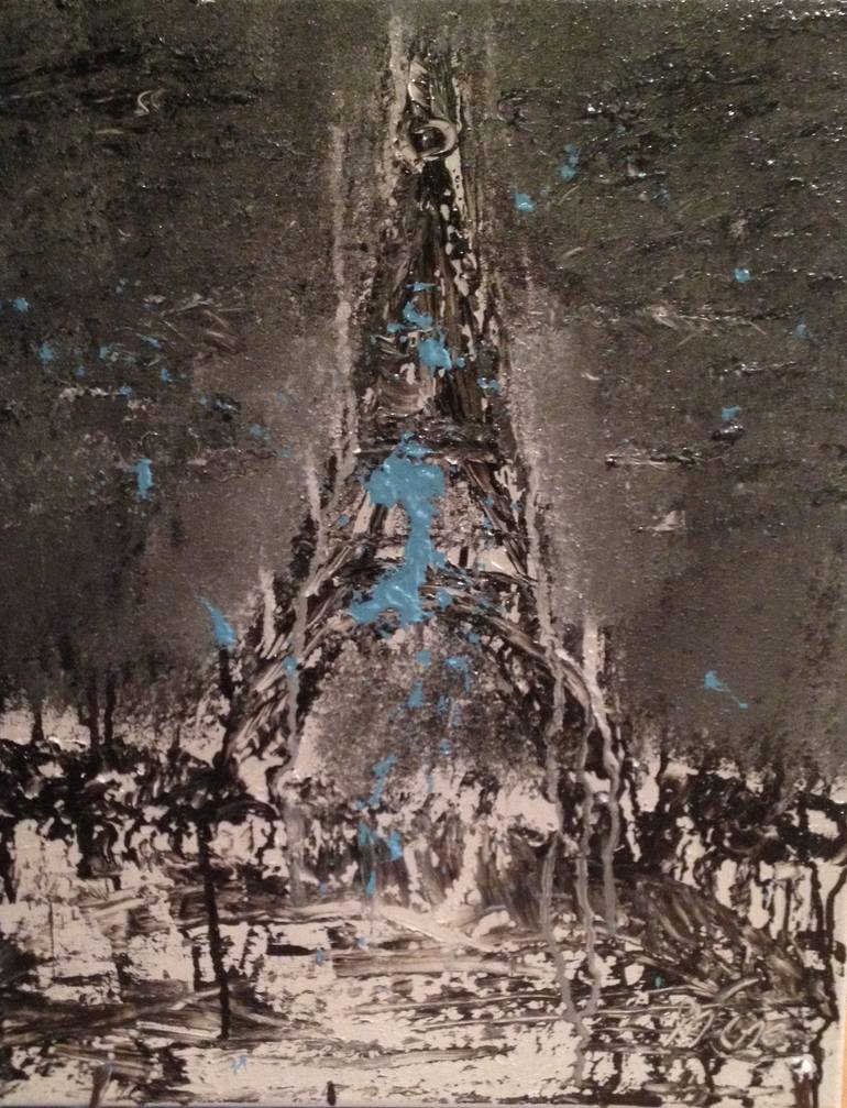 Eyes on Paris Painting by Michael J Citak | Saatchi Art