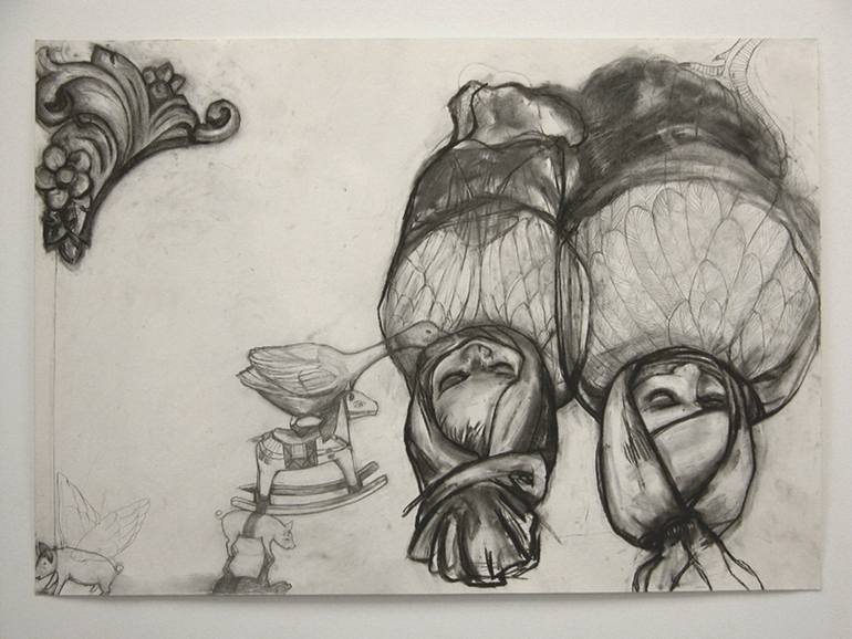 In another world Drawing by Ulrika Blide | Saatchi Art