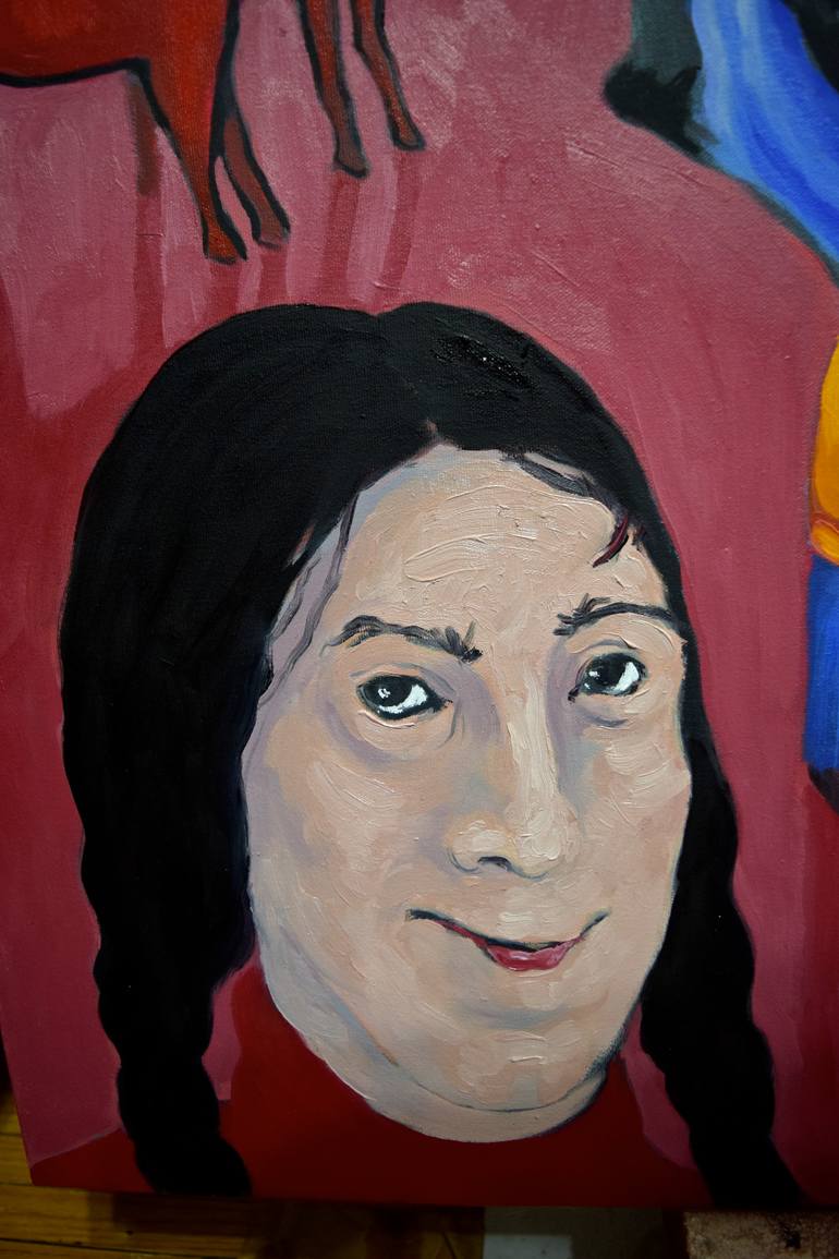 Pythia & The Iceberg Painting by Suzanne Tevlin | Saatchi Art