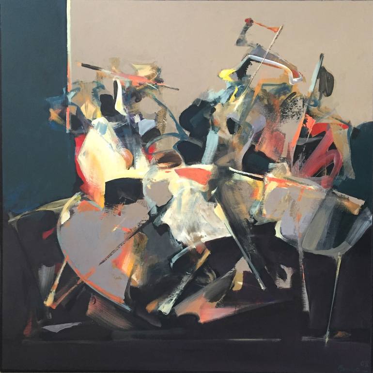 Friends Painting by Adrian Buba | Saatchi Art