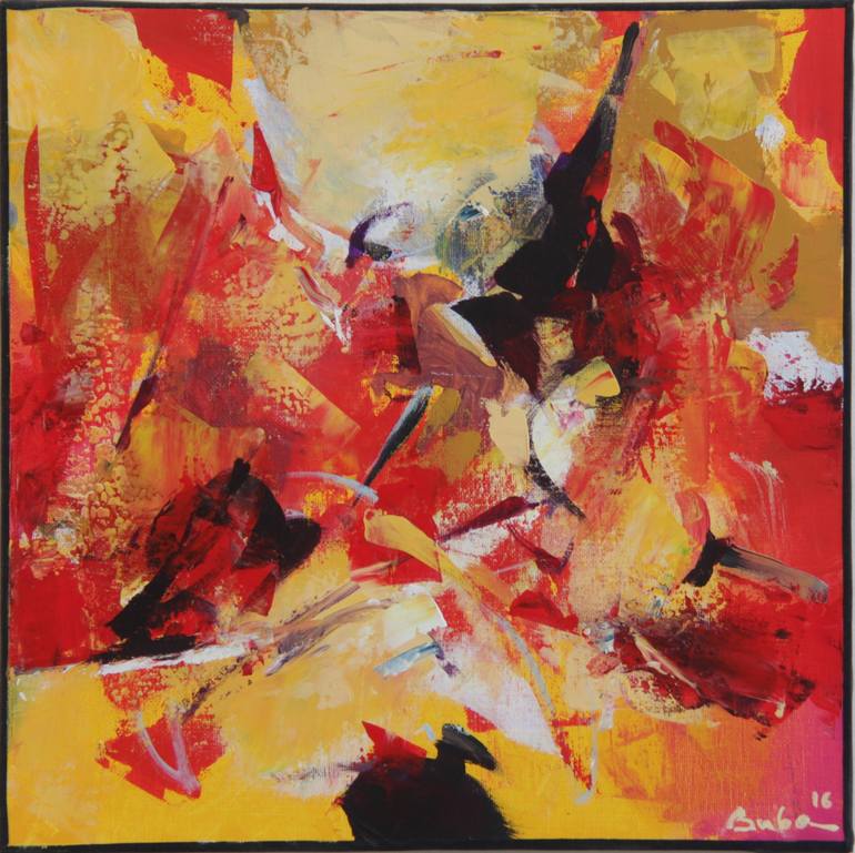 The Attack Painting by Adrian Buba | Saatchi Art