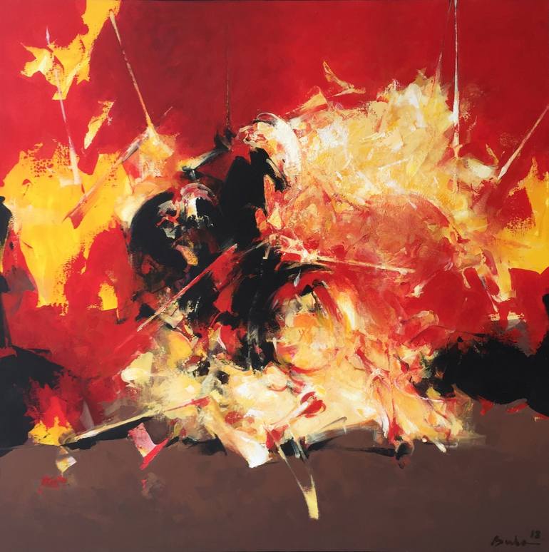 The Rider Painting by Adrian Buba | Saatchi Art