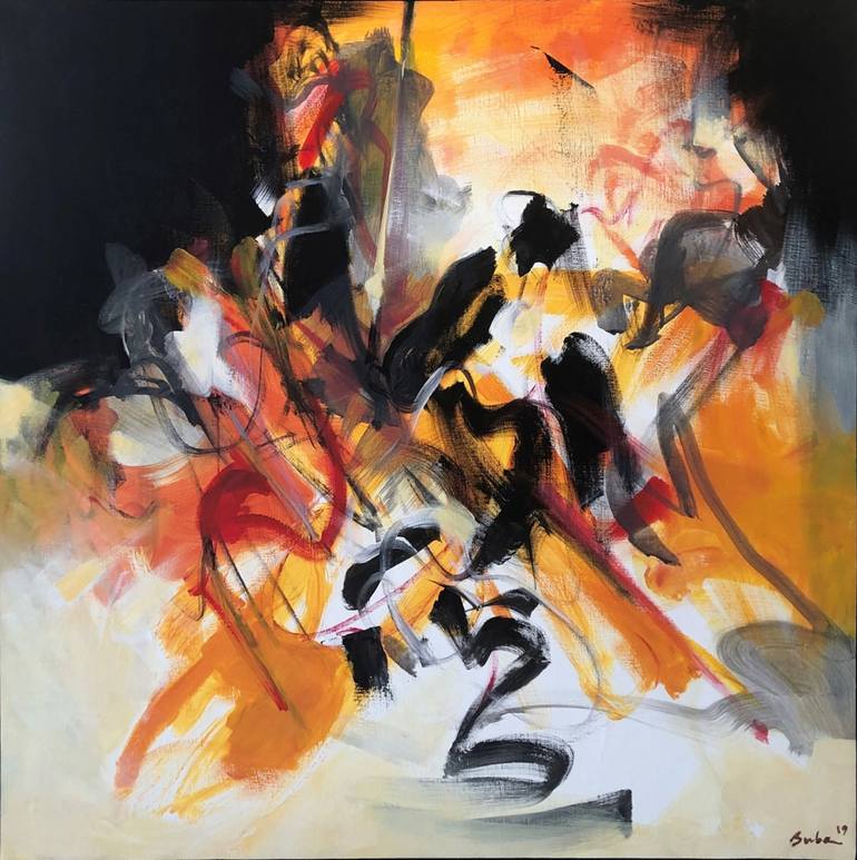 Callygraphy Painting by Adrian Buba | Saatchi Art