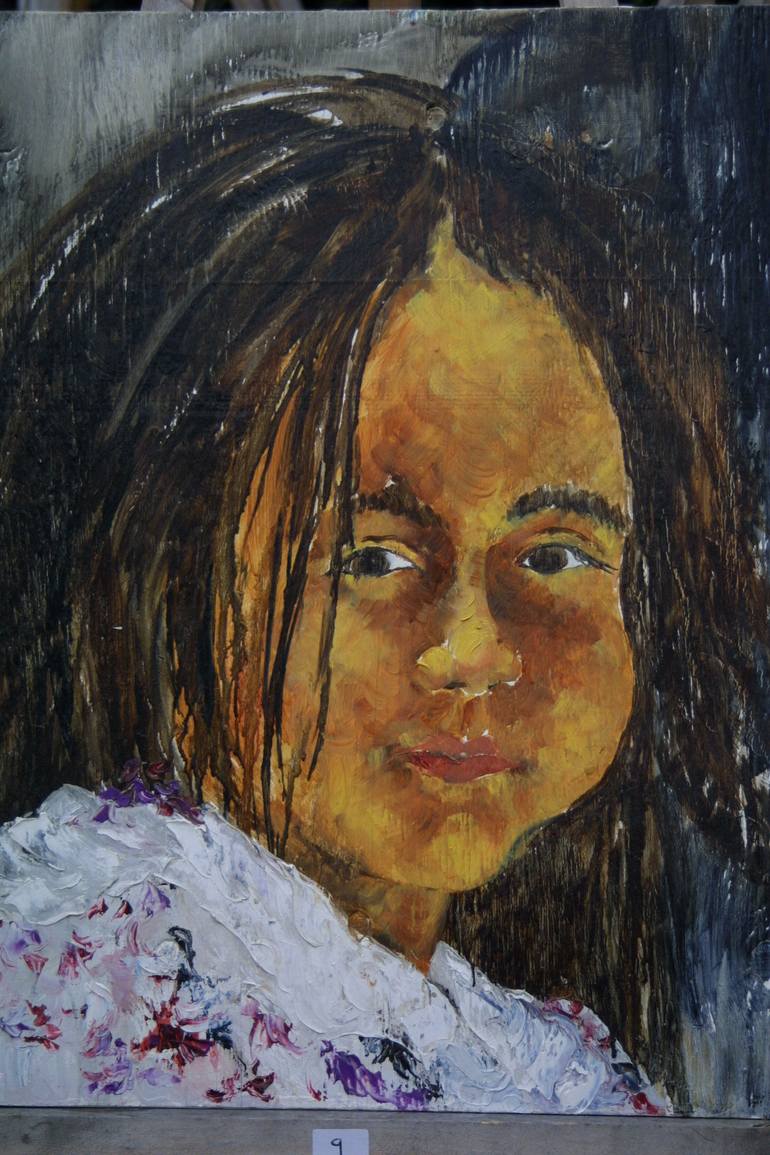 Anna of Mexico Painting by Lauri Matisse | Saatchi Art