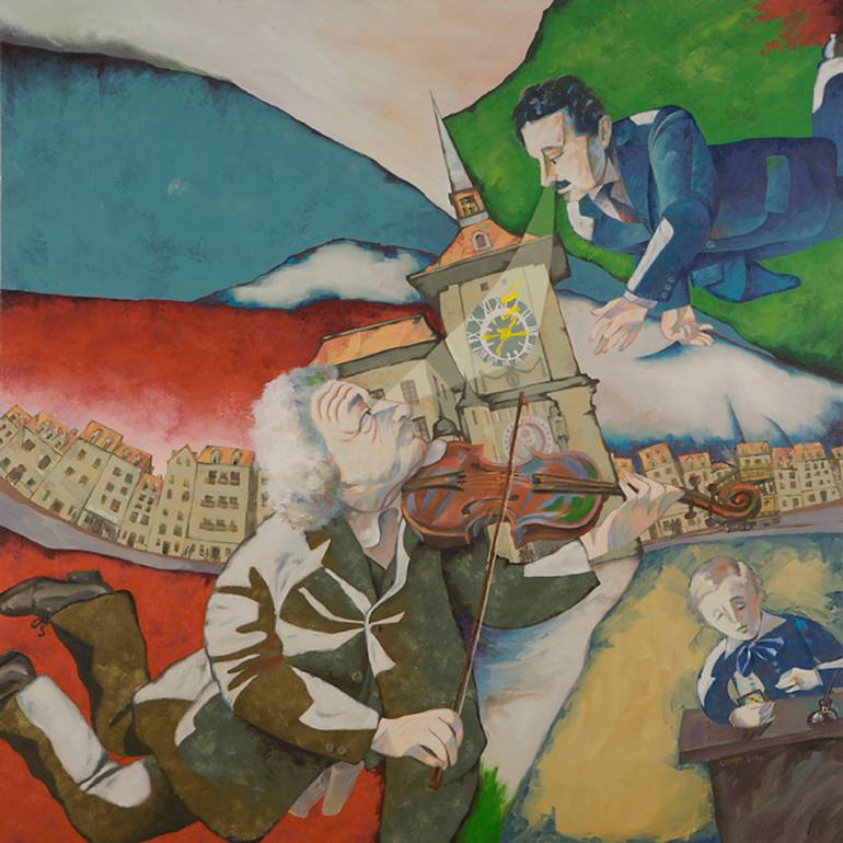 The Tower Clock Painting by Norberto Luis Conti | Saatchi Art