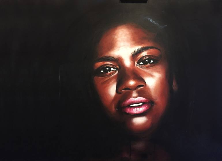 Dinja Painting by Wiebe Brandsema | Saatchi Art