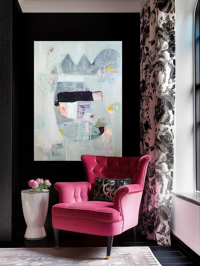 Wings of the Heart Painting by Marti Leroux | Saatchi Art