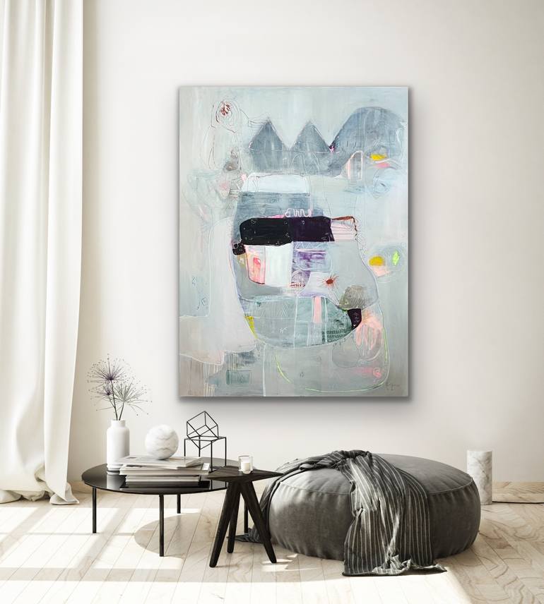 Wings of the Heart Painting by Marti Leroux | Saatchi Art