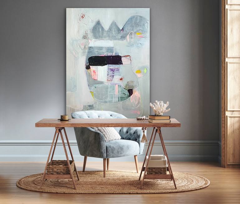 Wings of the Heart Painting by Marti Leroux | Saatchi Art