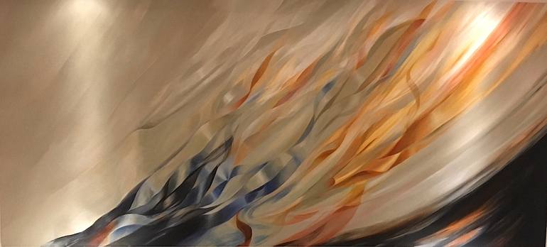 Vientos de Victoria Painting by Laura Porcelli | Saatchi Art