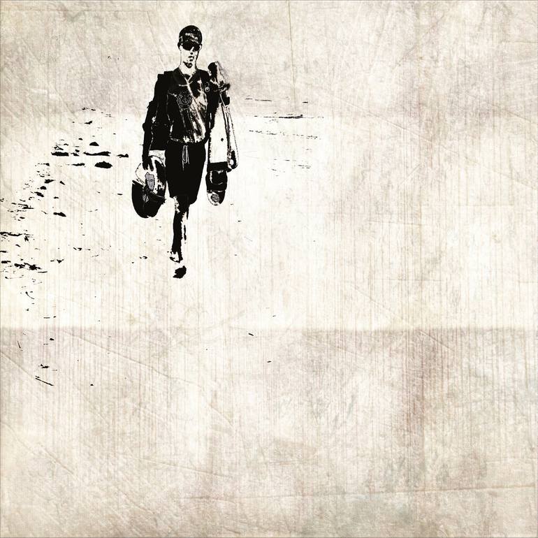 The Lifeguard Walks Photography by Jack Mallon | Saatchi Art