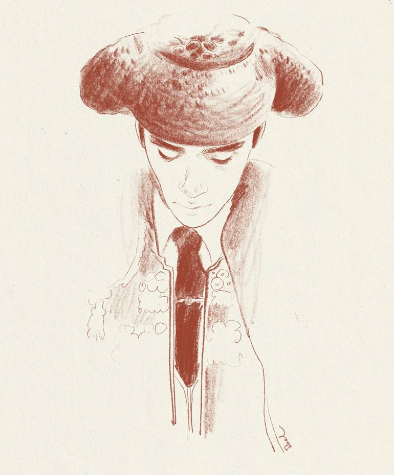 Matador 2 Drawing by Victoria Dael | Saatchi Art