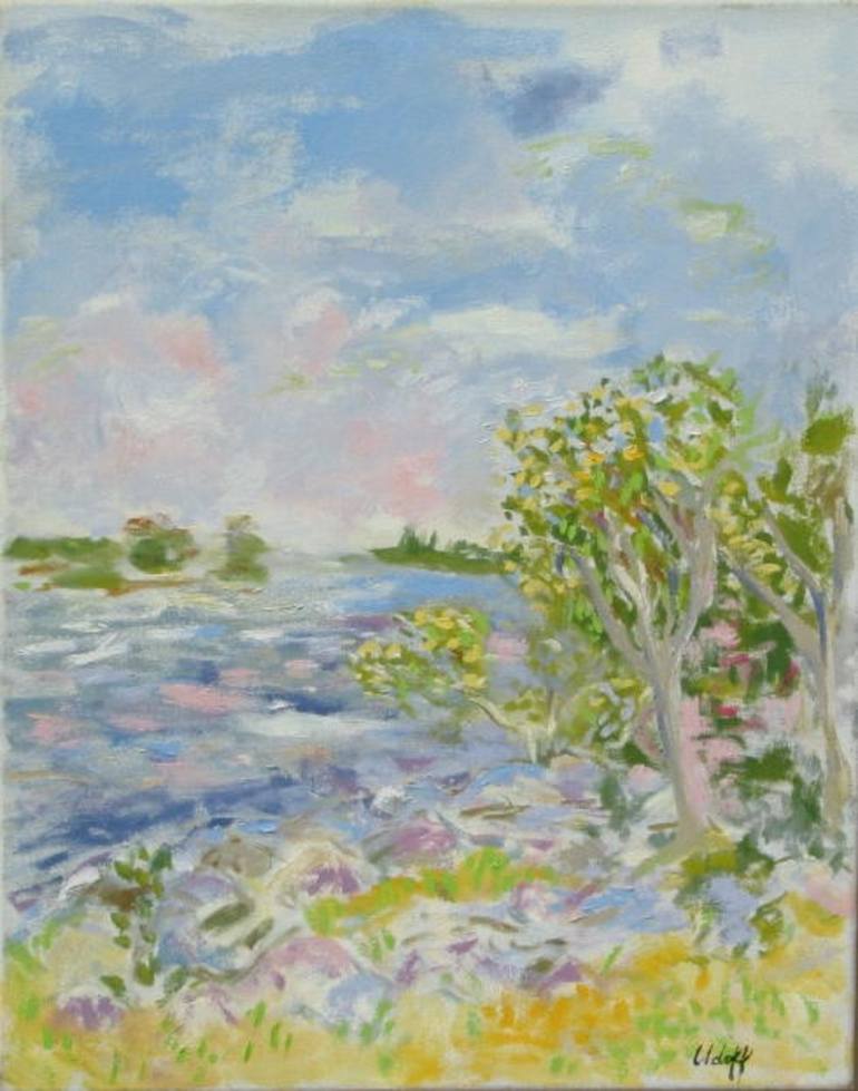 Intracostal Waterways Painting by David Udoff | Saatchi Art