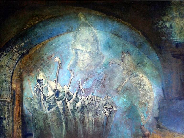 Crypt Painting by Gamarro Juanjo | Saatchi Art