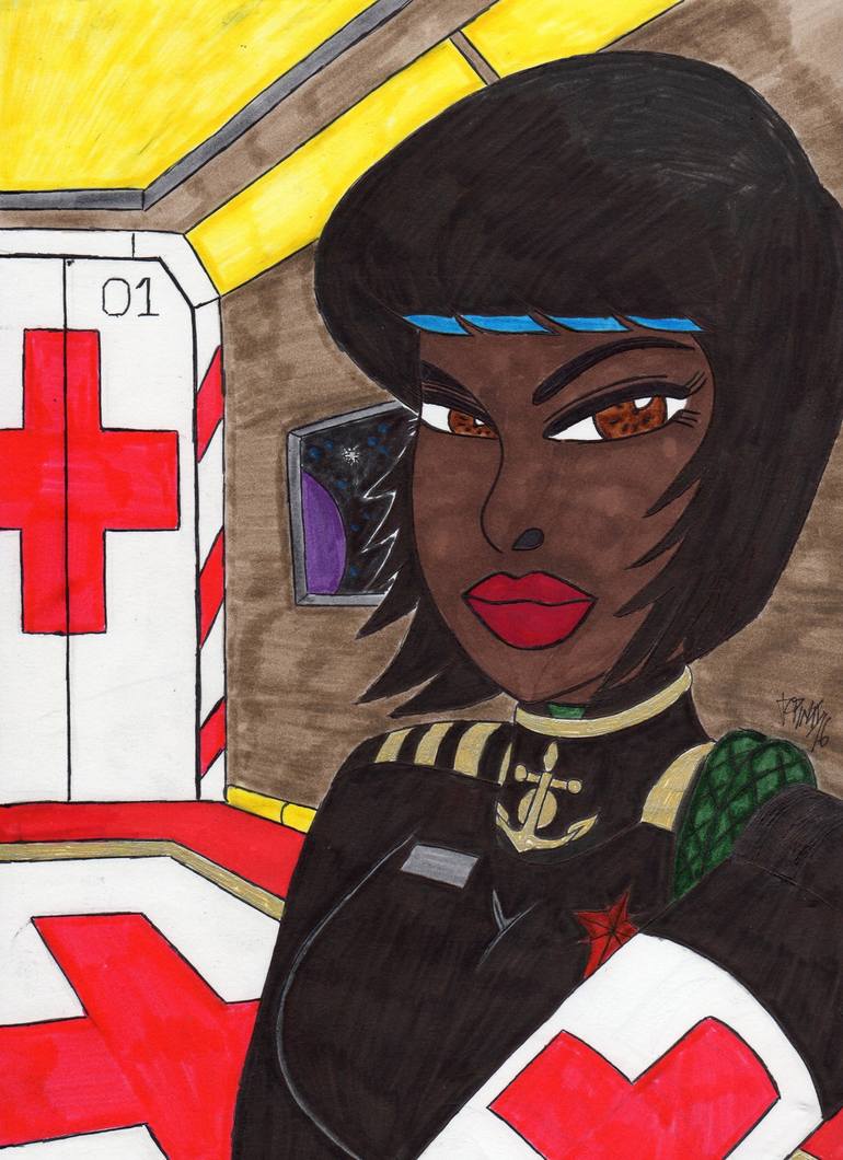 Doctor Knight Drawing by Ronald Woods | Saatchi Art