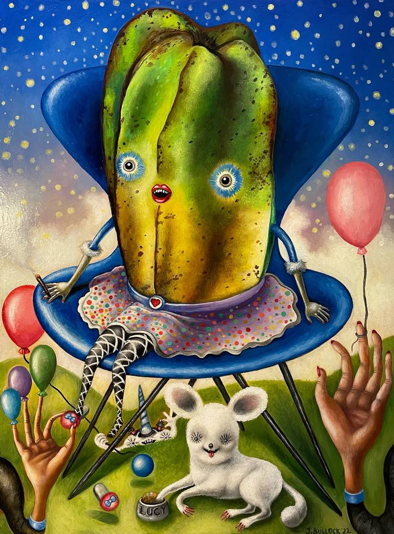 STACY THE STARFRUIT LOSES A SLIPPER Painting by Jocelyn Bullock ...