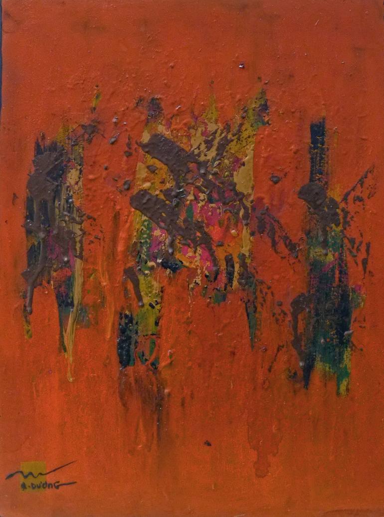 Beyond Borders #1 of 76 (mini-series) Painting by Zoe Nguyen | Saatchi Art