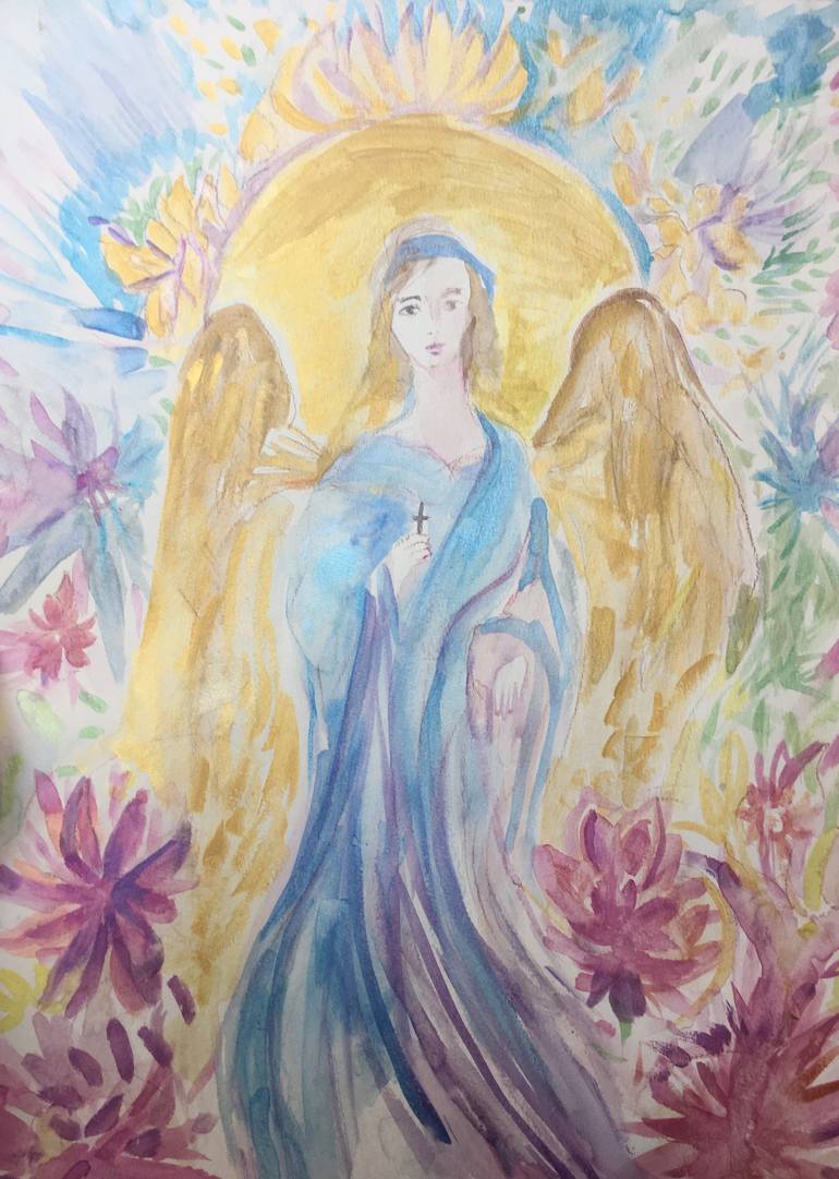 Angel2 Painting by Lucille Whitaker | Saatchi Art