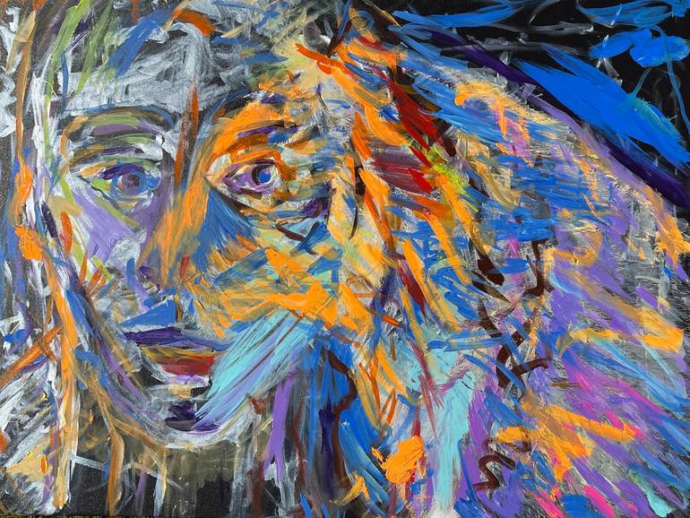 Tiger Mind Painting by Lucille Whitaker | Saatchi Art