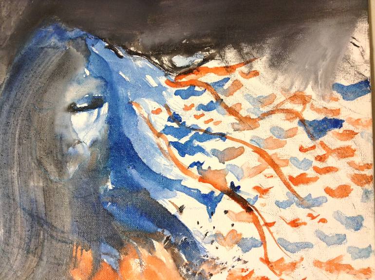 Goddess Of The Sky Painting by Andrea Jarrett | Saatchi Art