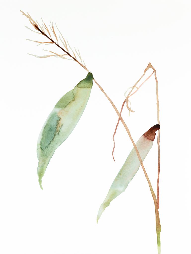 Grass Study No. 2 Painting by Elizabeth Becker | Saatchi Art